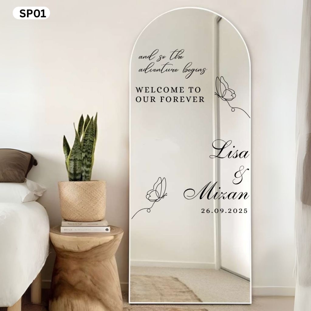 Wedding Welcome Signboard Mirror / Welcome board | Shopee Malaysia