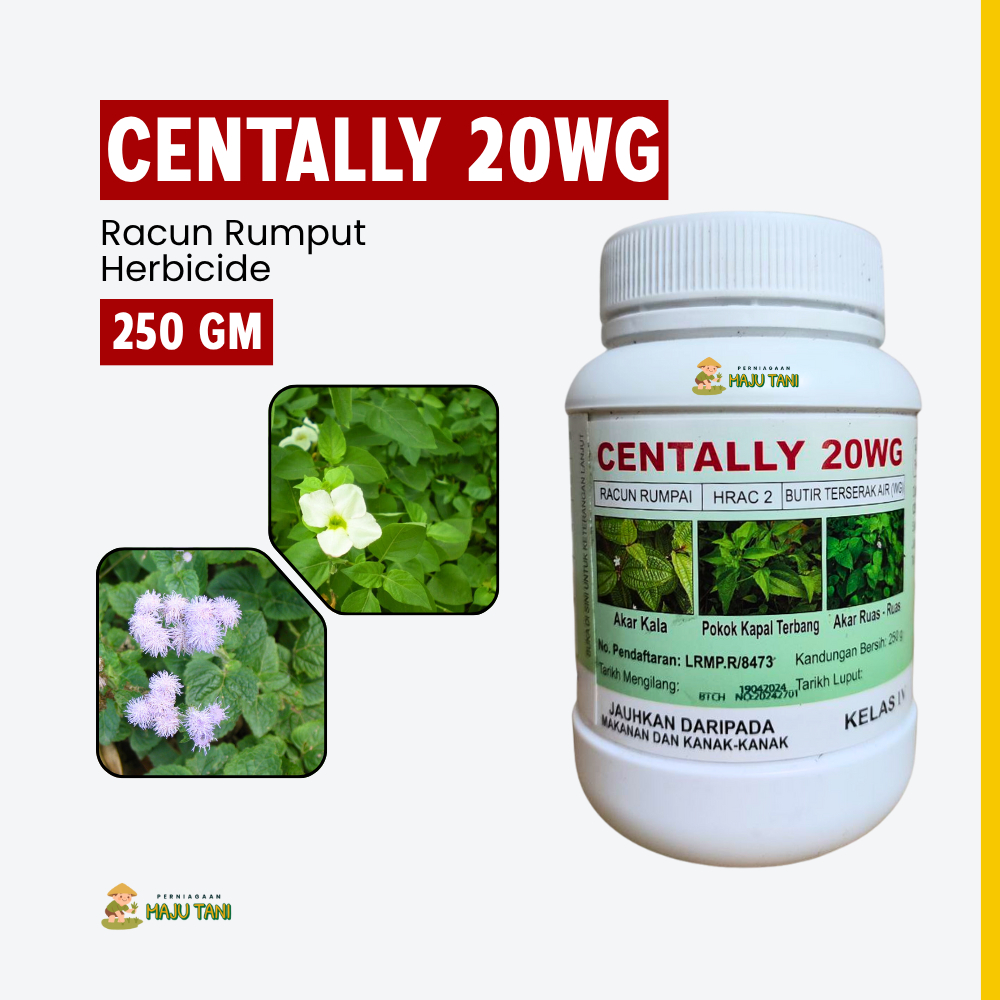 Centally 20WG Herbicide Racun Rumput Centally Sama Ally 20DF Kenlly ...