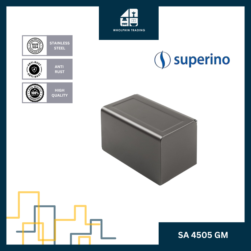 SUPERINO TOILET PAPER HOLDER GUN METAL SA 4505 GM | Shopee Malaysia