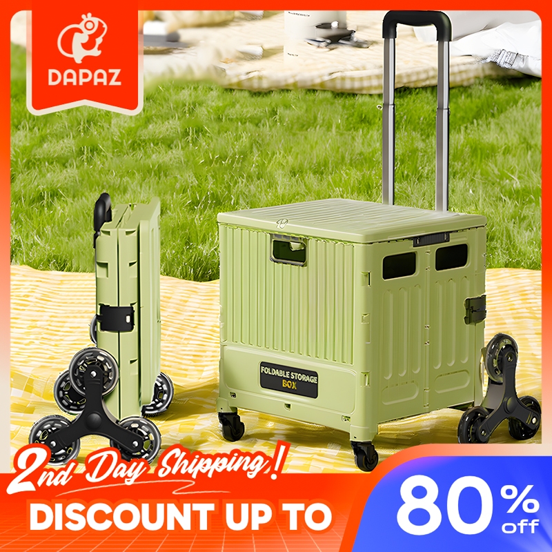 DAPAz Trolley Shopping Cart Portable Troli Beli-Belah Grocery Car ...
