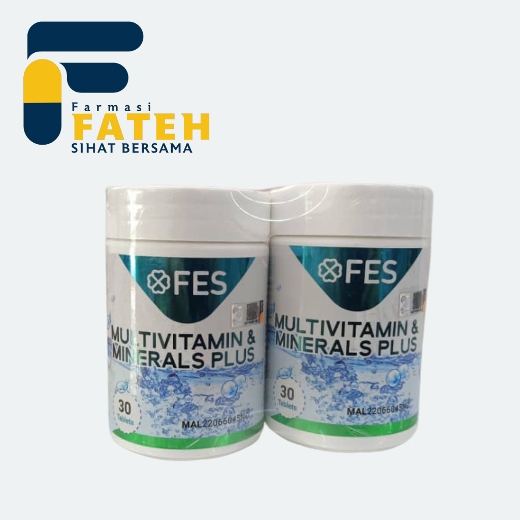 FES MULTIVITAMIN & MINERALS PLUS 30'S X 2 | Shopee Malaysia