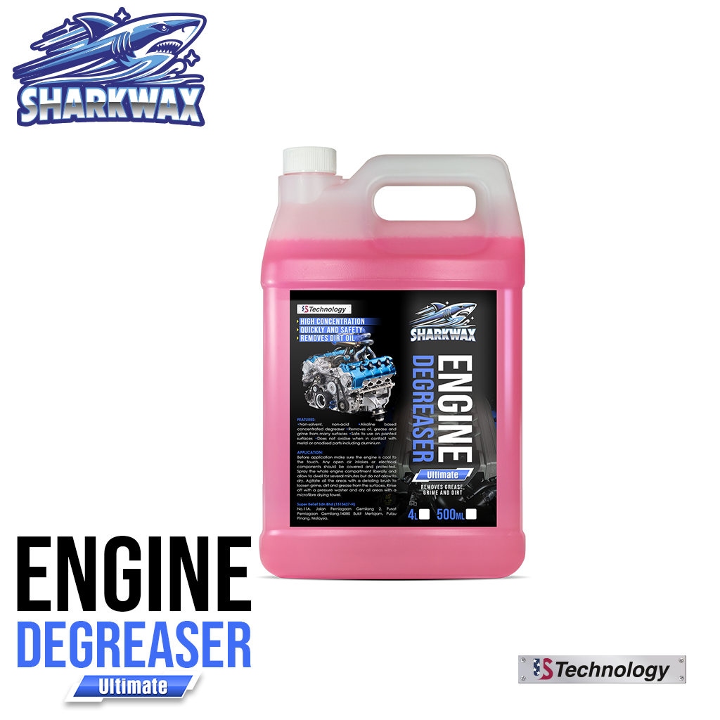 SharkWax Engine Degreaser Chemical Alkaline Degreaser Rim Wash Chain ...