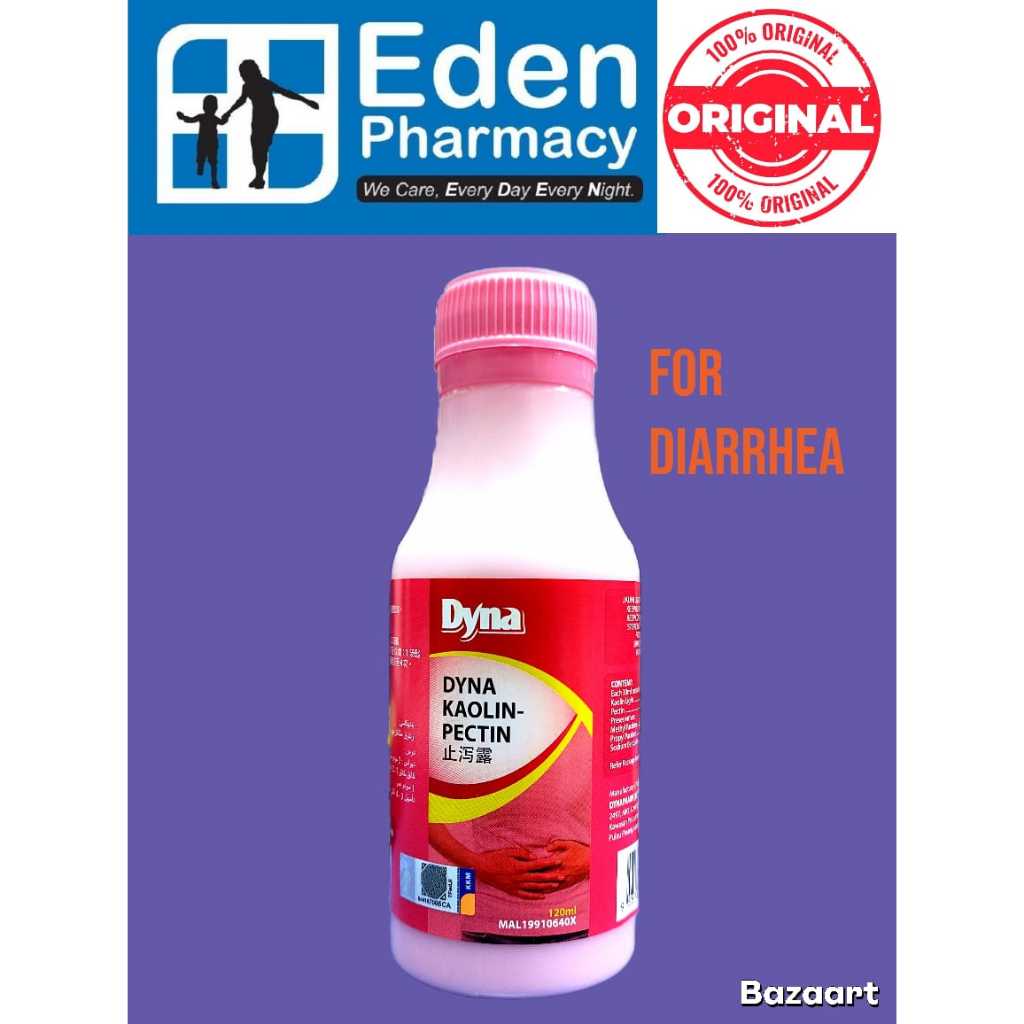 Dyna Kaolin Pectin For Diarrhea ( 120ml ) | Shopee Malaysia