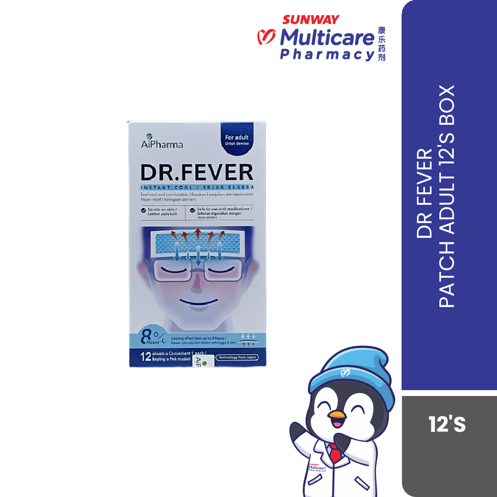 DR FEVER PATCH ADULT 12'S BOX | Shopee Malaysia