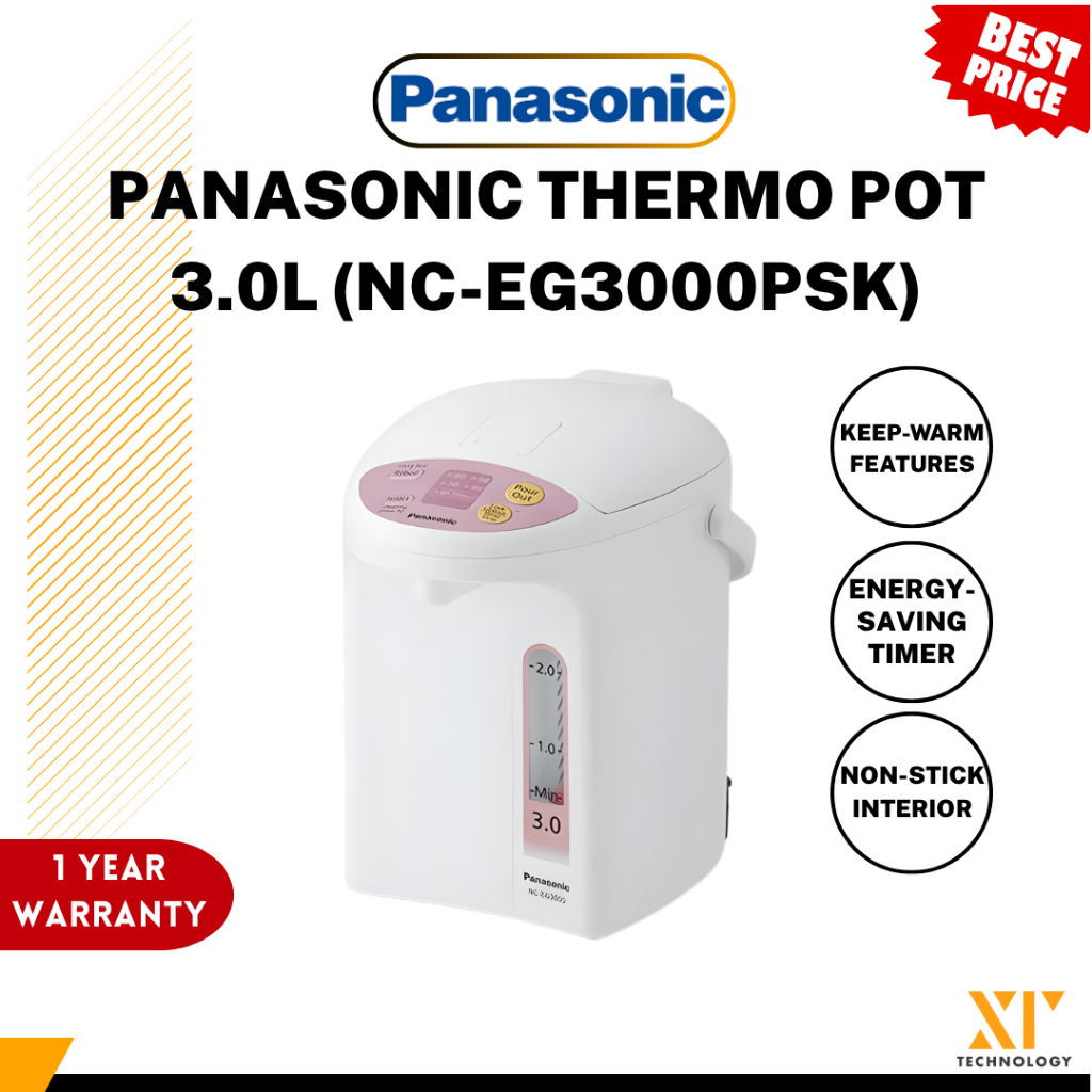 PANASONIC THERMO POT 3.0L (NC-EG3000PSK) | Shopee Malaysia