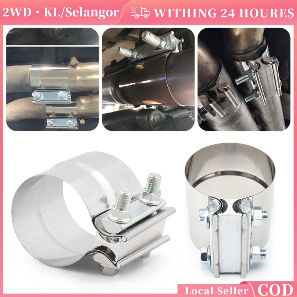 2.0/2.5/3.0 Inch Stainless Steel U-Shaped Exhaust Clamp Exhaust Od Pipe ...