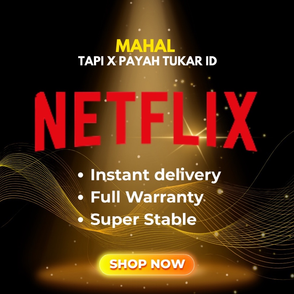 NETFLIX Account 4K FIix Account Premium Plan V3 | Shopee Malaysia