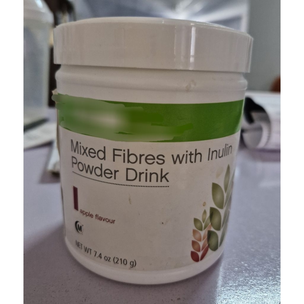 Herba life Mixed fibres with Inulin powder drink 210g Apple flavour ...