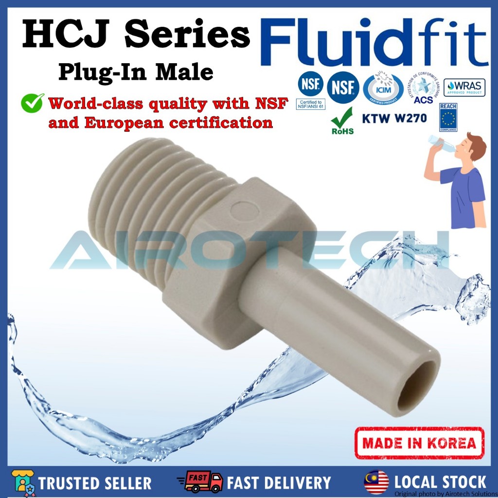 Fluidfit [MADE IN KOREA] HCJ Water Filter Fitting RO For Potable Water ...