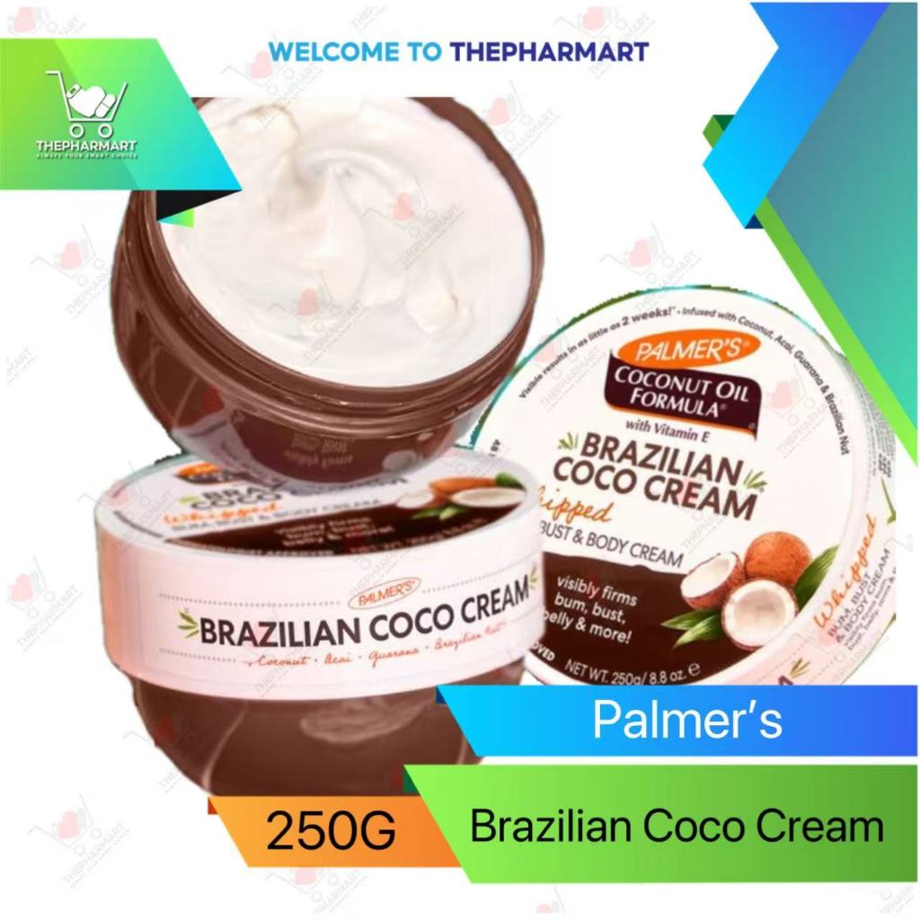 Palmer's Brazilian Coco Whipped Bum, Bust & Body Cream | Shopee Malaysia