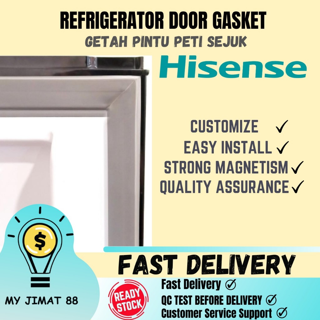 RQ568N4AWU HISENSE Refrigerator SEAL/ Door Gasket Rubber/ Getah Pintu ...
