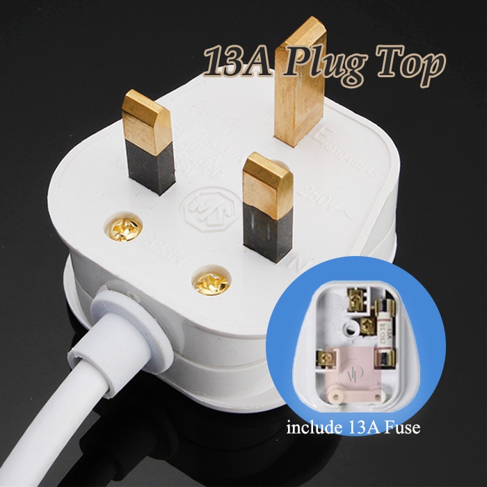 13A Fuse 3 Pin Malaysia Plug Top Premium Standard Normal Quality Heavy ...