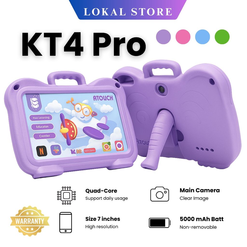 KT4 PRO TABLET (4GB RAM + 128GB ROM) 7 INCHES SCREEN 5000mAH BATTERY ...