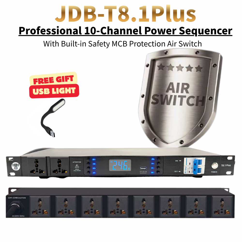 High Quality JDB T8 Plus Professional 10-Channel Power Controller with ...