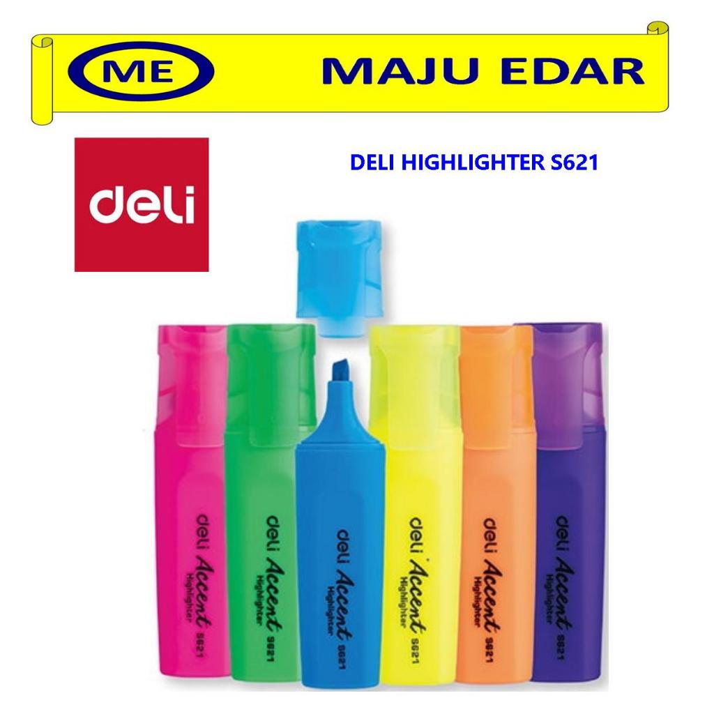 DELI HIGHLIGHTER S621 FLUORESCENT PEN (1'S) | Shopee Malaysia