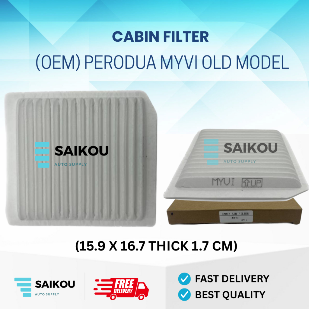 PERODUA MYVI 2005-2010 CABIN AIR FILTER (OLD MODEL) | Shopee Malaysia