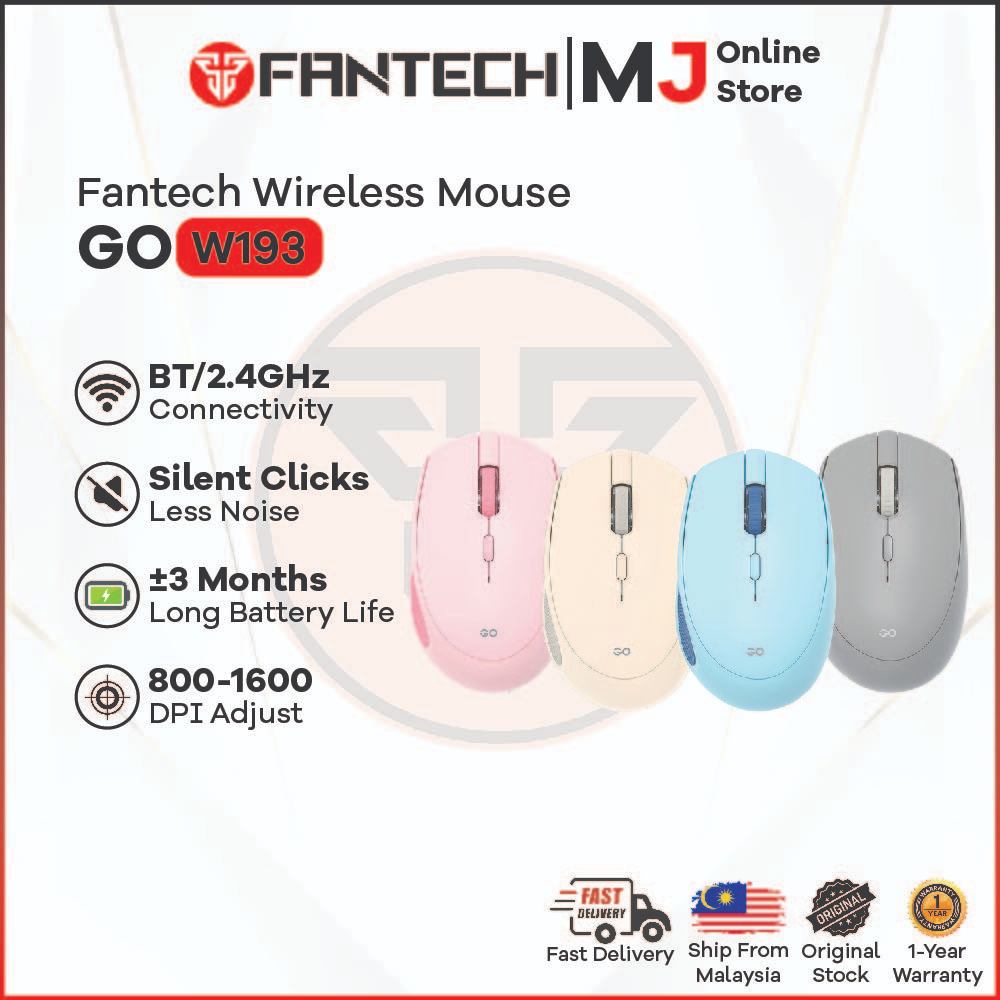 Fantech W193 GO Series Dual Mode Wireless Mouse Silent Click BT/2.4G ...