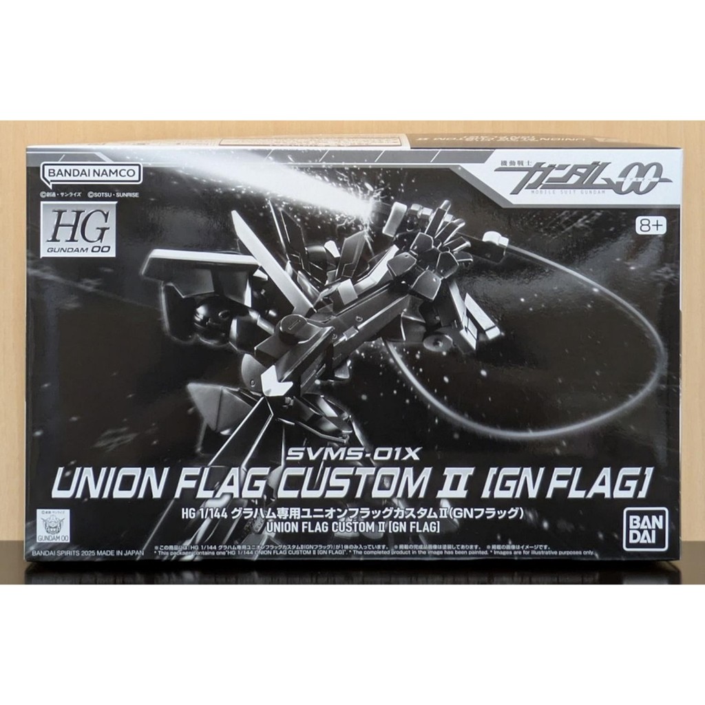 BANDAI HG 1/144 Union Flag Custom II GN FLAG Gundam 00 Plastic Model ...