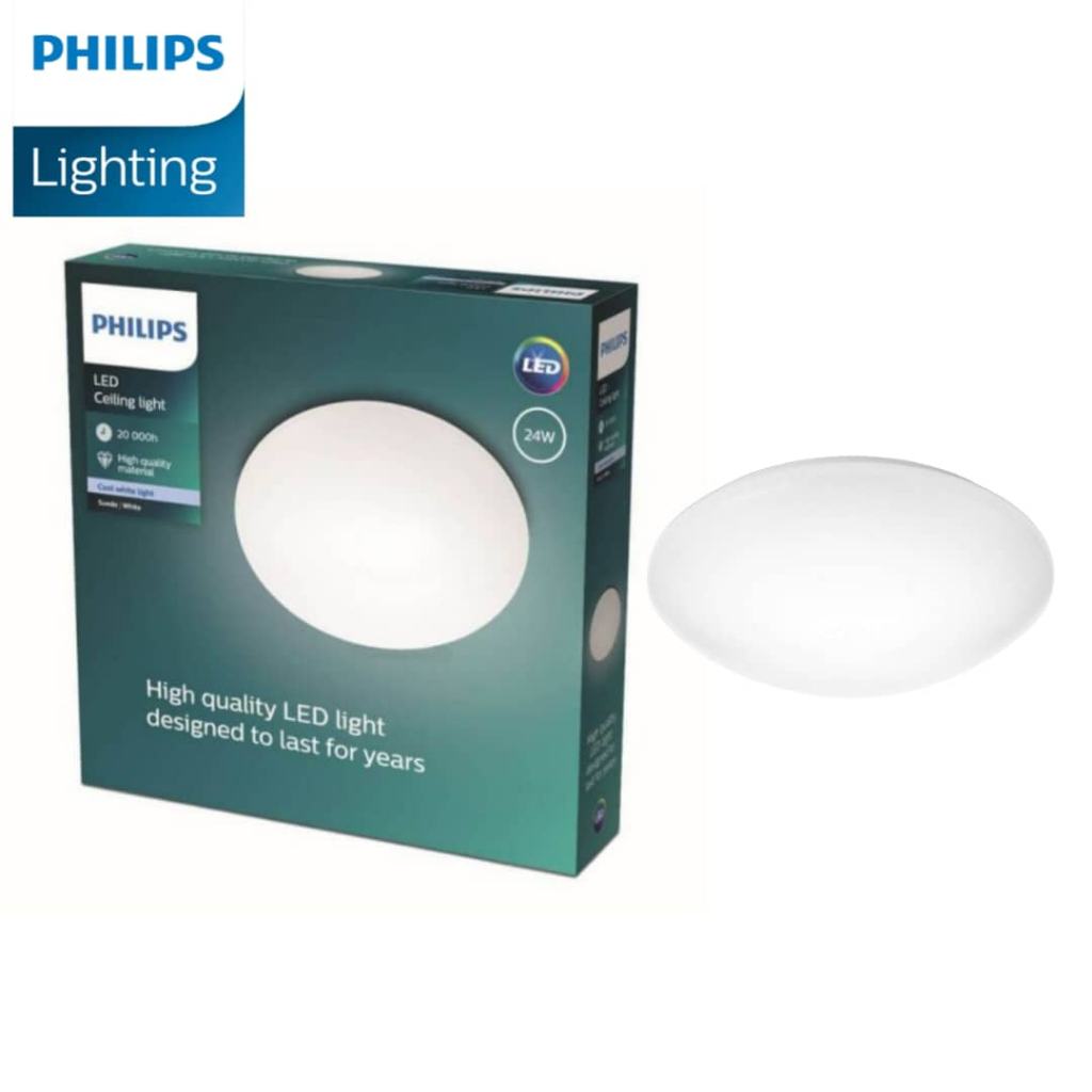 Philips Suede 15"inch 24W LED Round Ceiling Downlight, 4000K Neutral ...
