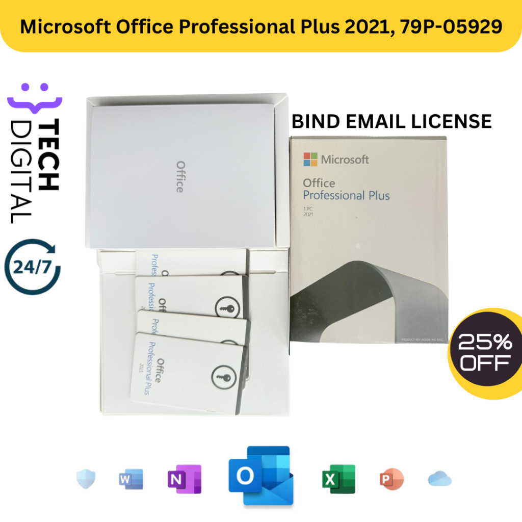 Microsoft Office Professional Plus 2021 Bind Email License - 79P-05929 | Shopee Malaysia