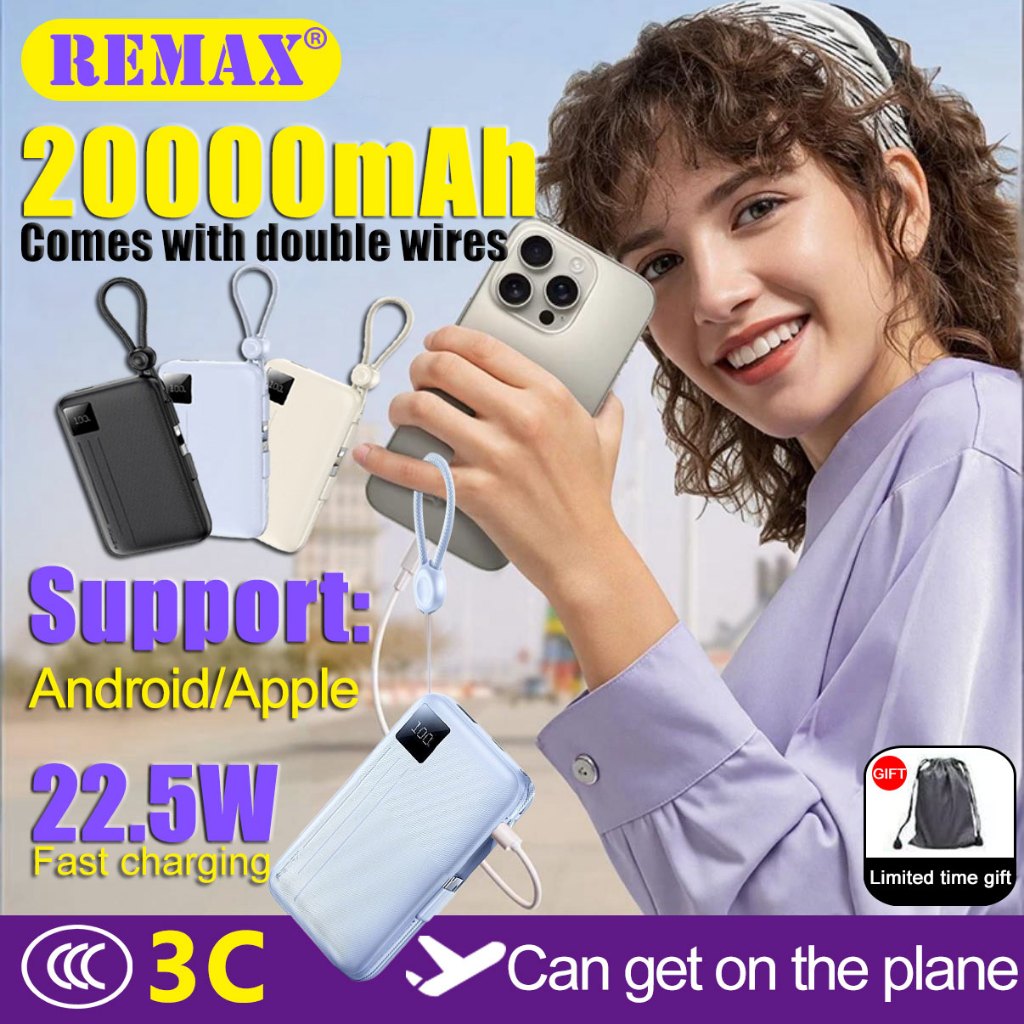 3c Powerbank Portable 20000mAh Charger 22.5w Powerbank Fast Charging ...