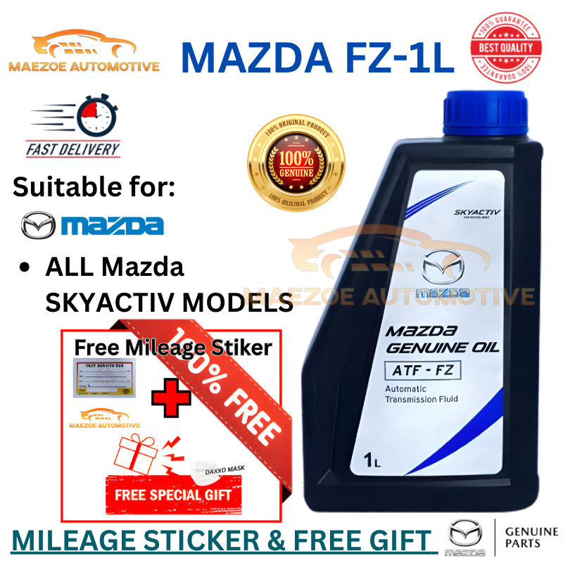 ORIGINAL Mazda ATF FZ Auto Gear Oil (1Liter) Mazda 2/3/ 6 / CX5 (All ...