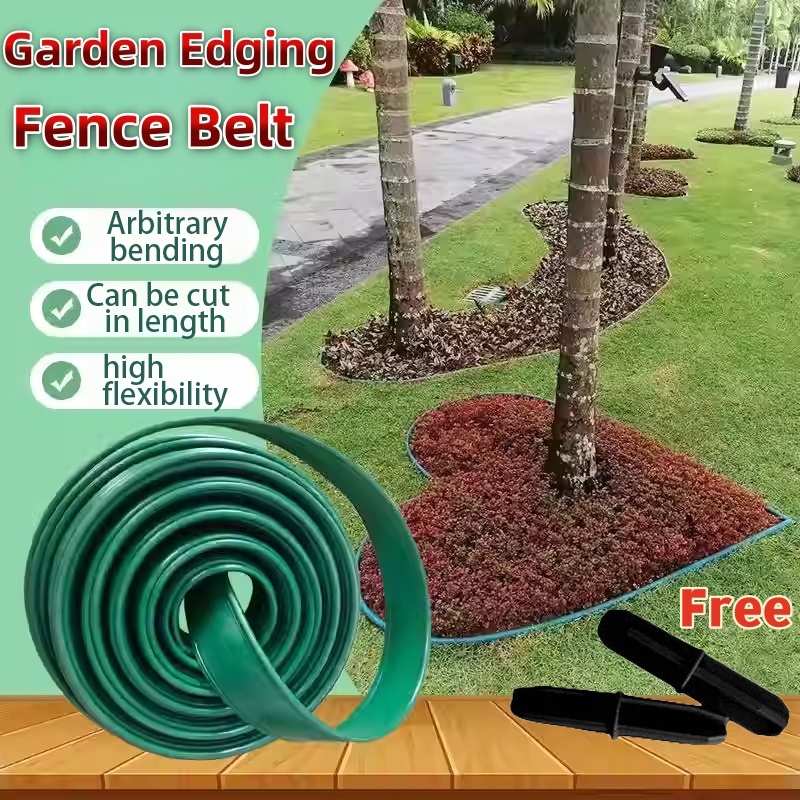 1M/2M/5M/10M New Grass Edging Fence Belt Border Garden Saverstore Root ...