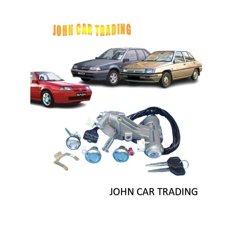 Proton Saga Iswara Starter Key With Ignition Switch Kunci Start Kereta ...
