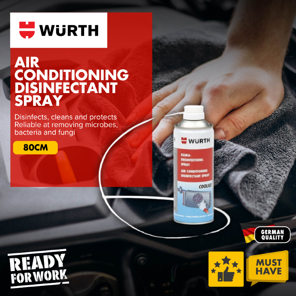 Wurth Air conditioning Disinfectant Spray l Pembasmi Penyaman Udara l ...