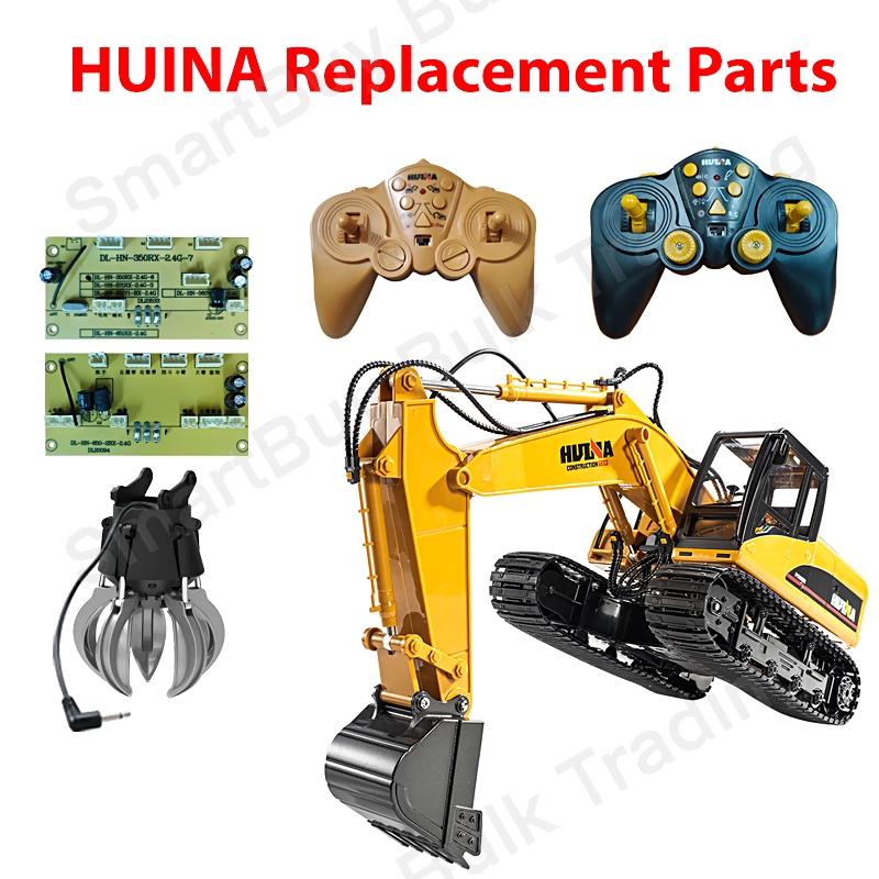 SmartBuy Huina RC Excavator Spare Parts Remote Control, Grabber Head ...