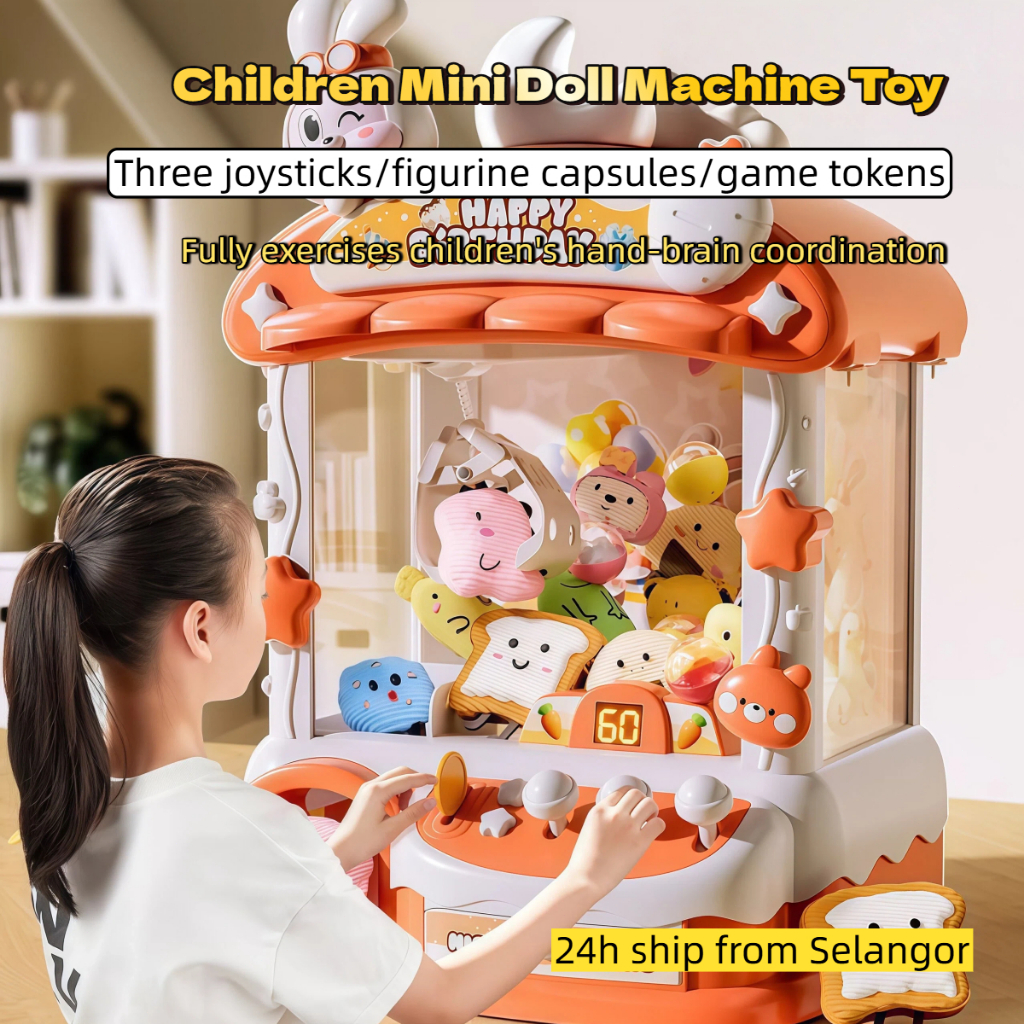 Large Claw Machine Claw Doll Gaming Machine Doll Capsule Toy Mainan ...
