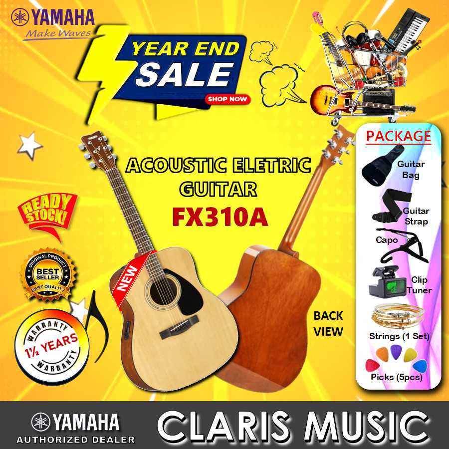 Yamaha FX310A II Semi Acoustic Guitar -NEW UNIT! (FX310 A/ FX310/ FX ...