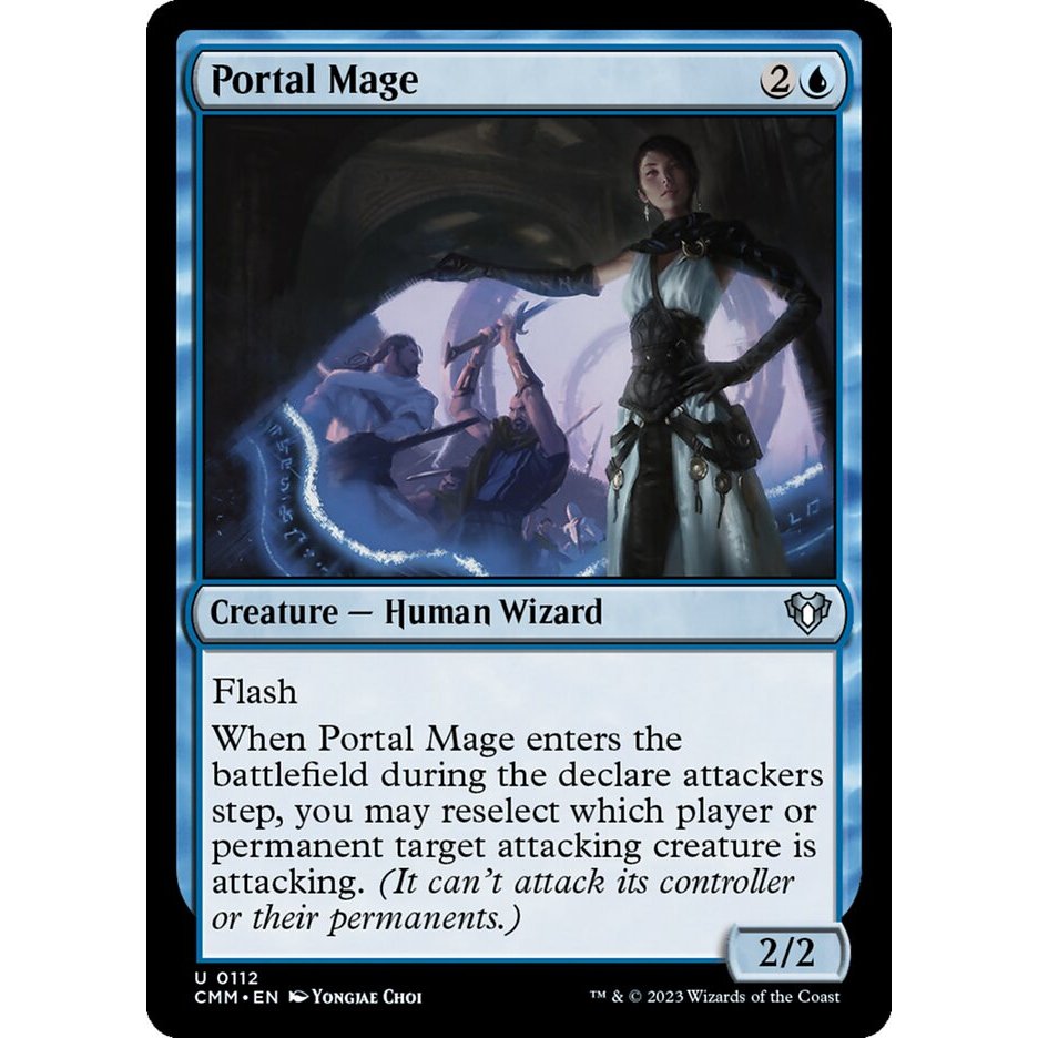 MTG: Commander Masters (CMM) U 112 - Portal Mage (Non-Foil) | Shopee ...