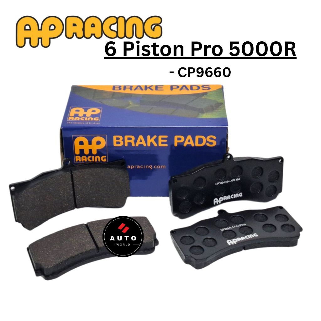 AP Racing Brake Pad Pro 5000R CP9660 CP5070D51 6Pot Caliper Radi Cal ...