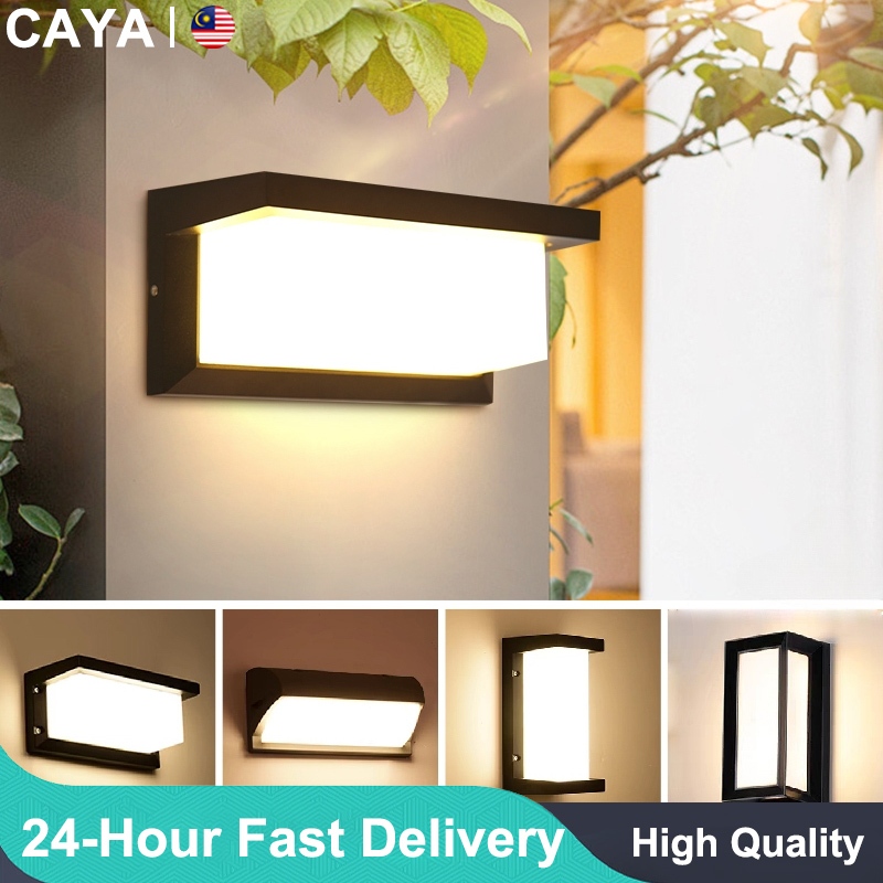 Outdoor Waterproof LED Wall Light Lampu Dinding Kalis Air Lampu Effect ...