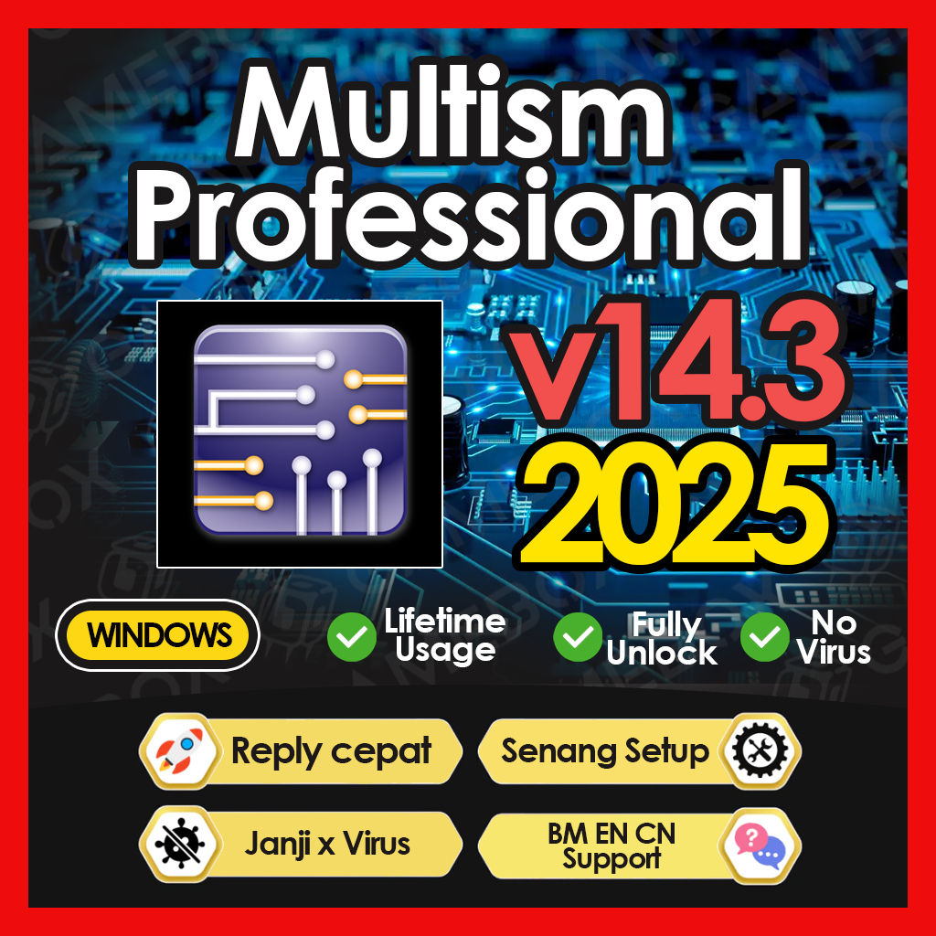 [PC] Multisim 14.3[EASY INSTALL | LIFETIME PREMIUM | FAST DELIVERY ...