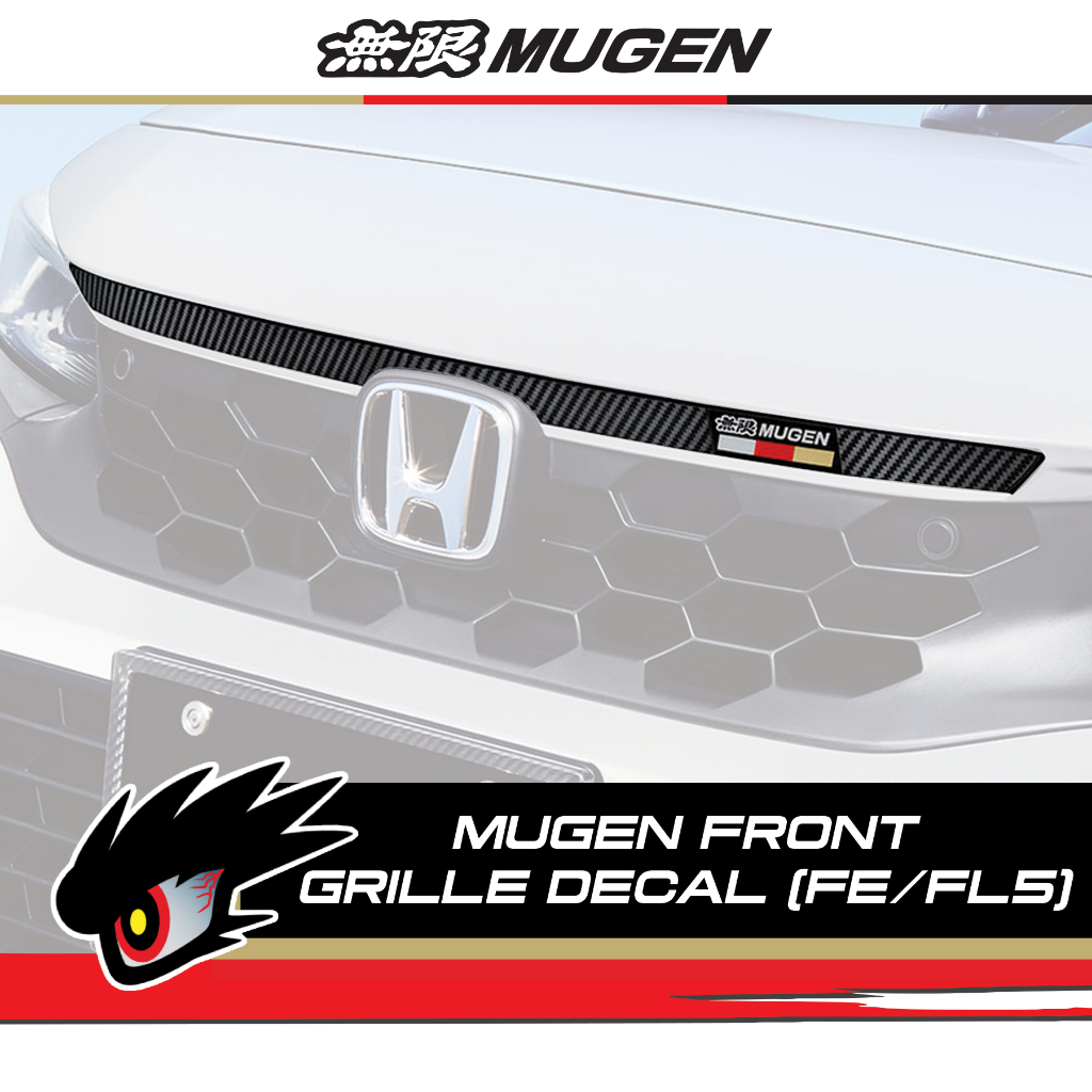 MUGEN Front Grille Decal FE/FL1/FL5 Honda Civic Type R | Shopee Malaysia