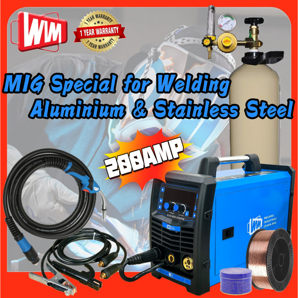 WIM EVO MIG-200PM MIG Welding Machine Welding Aluminium Welding ...