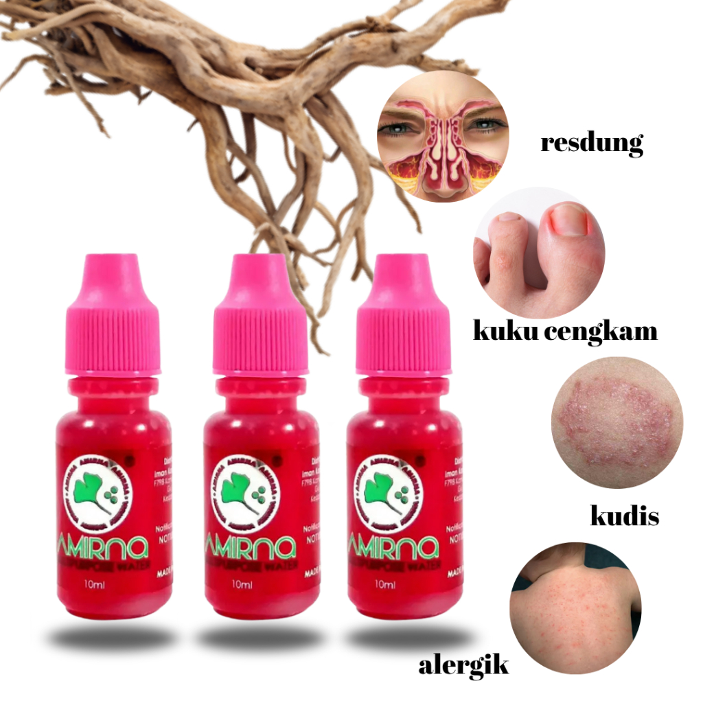 AMIRNA AIR AKAR KAYU UBAT RESDUNG/KUKU CEKAM AIR & MASALAH KULIT(1PCS ...
