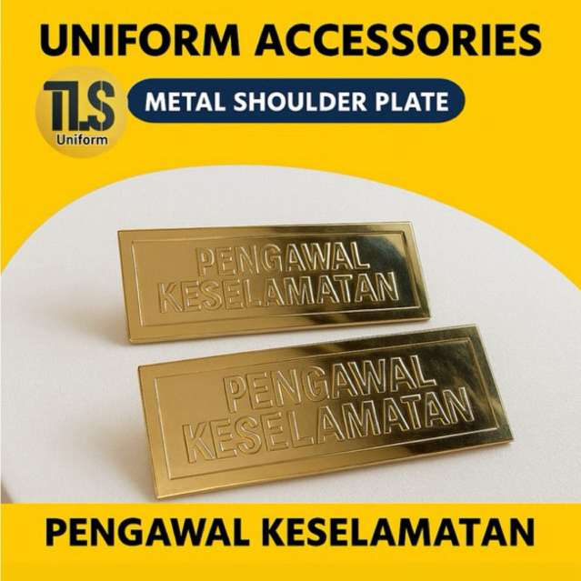 Shoulder Plate for Security uniform/Lencanabesikawalankeselamatan ...