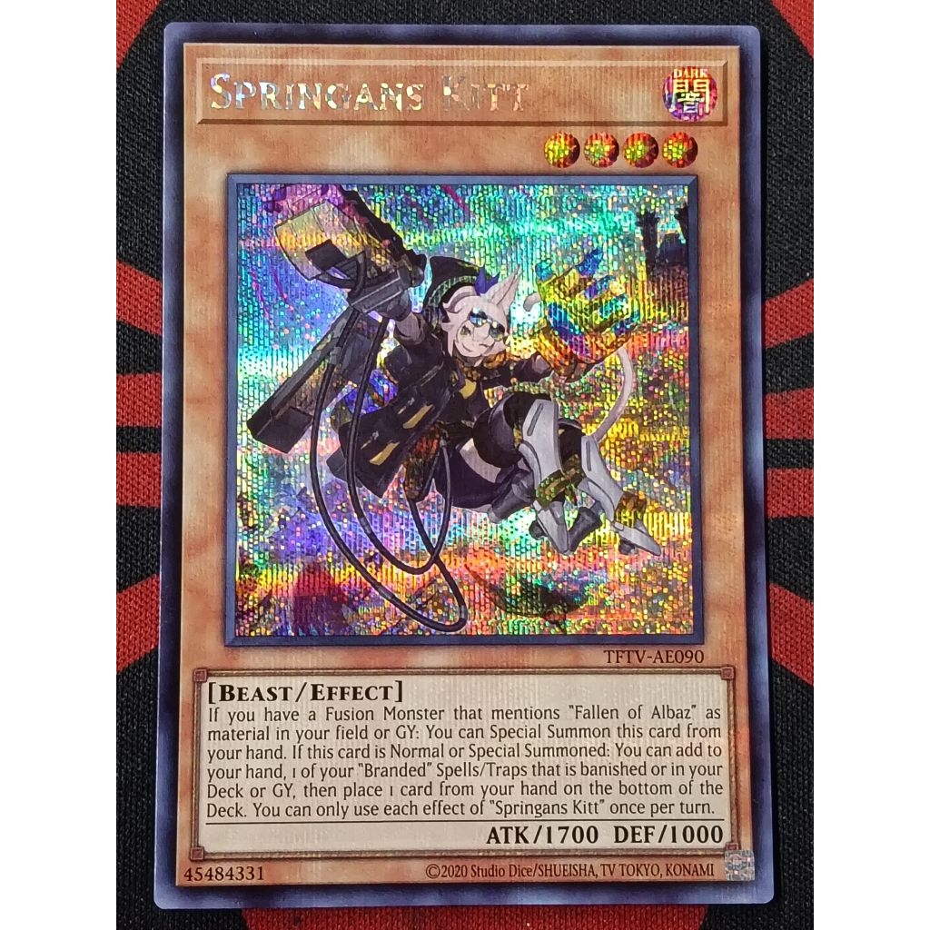 YUGIOH KONAMI TFTV-AE090 Springans Kitt (SCR) | Shopee Malaysia
