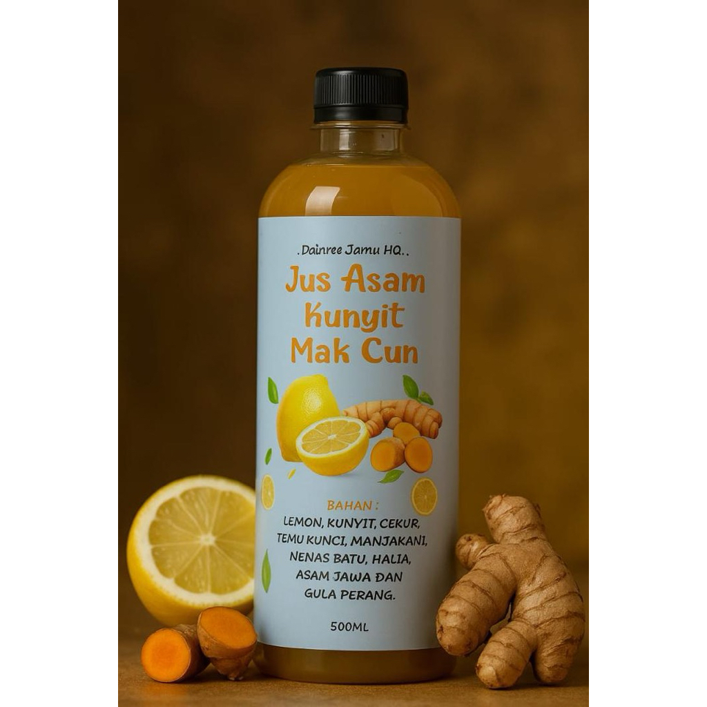 JUS ASAM KUNYIT MAKCUN ORIGINAL HQ - Minuman Tradisional - Herbal Drink ...