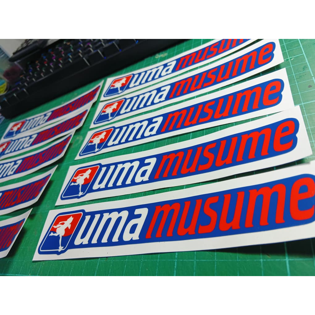 (Sticker Print) Uma Musume Panjang Waterproof Sticker | Shopee Malaysia