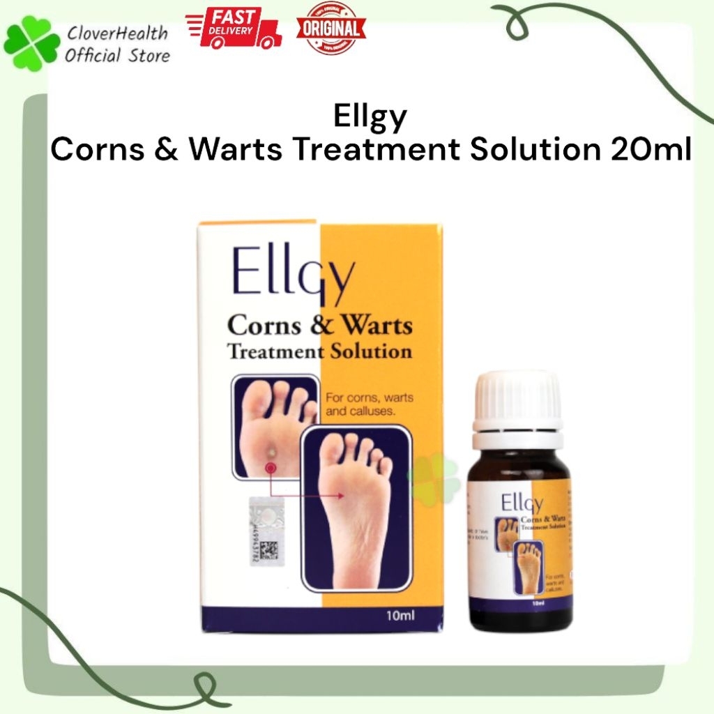 Ellgy Corns & Warts Treatment Solution 10ml | Shopee Malaysia