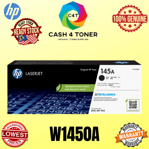 GENUINE HP 145A/ W1450A Black Original Toner Cartridge /HP LaserJet Pro ...