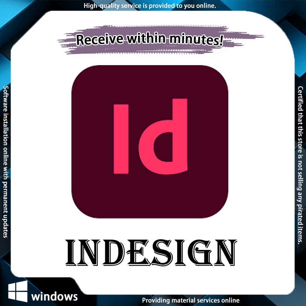 Adobe ID InDesign Supports Windows/Mac/M1 M2 M3 IntelLifetime Use 2025 ...