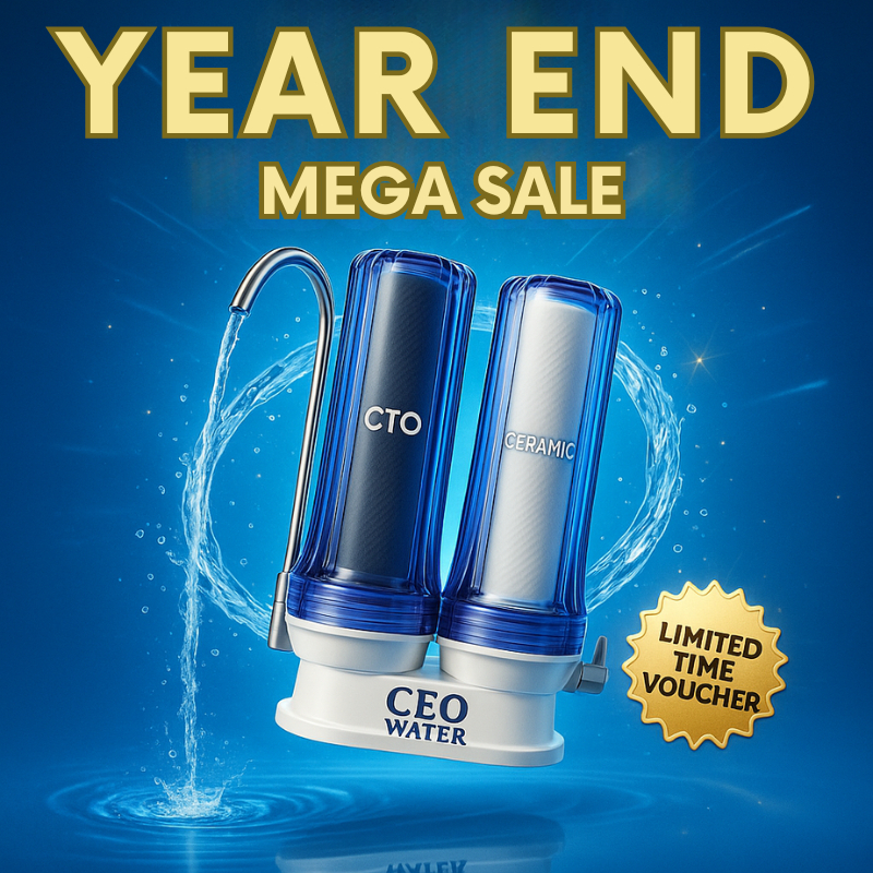 YEAR END Mega Sale CEO Water Filter Double Stage Filtration | Shopee ...