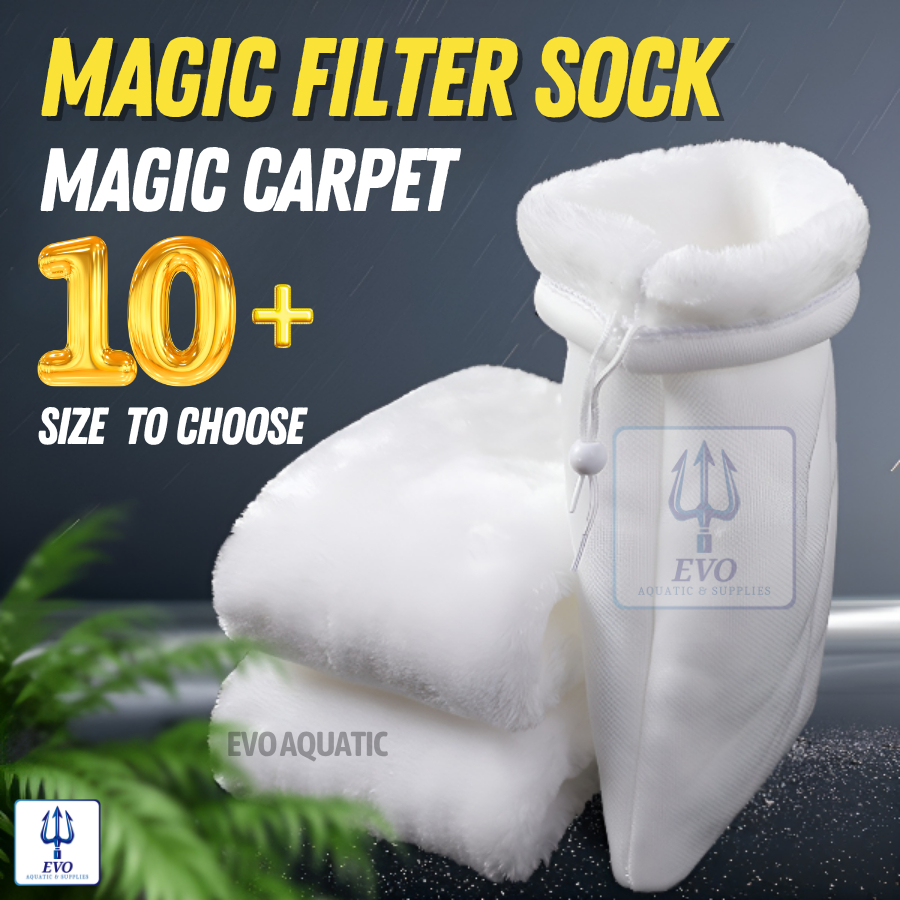 Aquarium Magic Filter Sock Magic Carpet Anti-Overflow Sock Durable ...