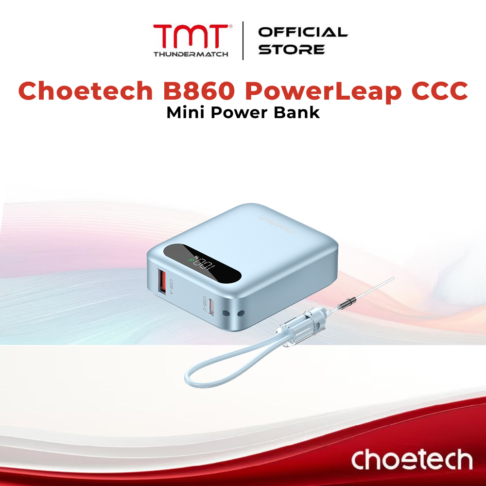 Choetech B860 PowerLeap CCC Mini Power Bank | Shopee Malaysia