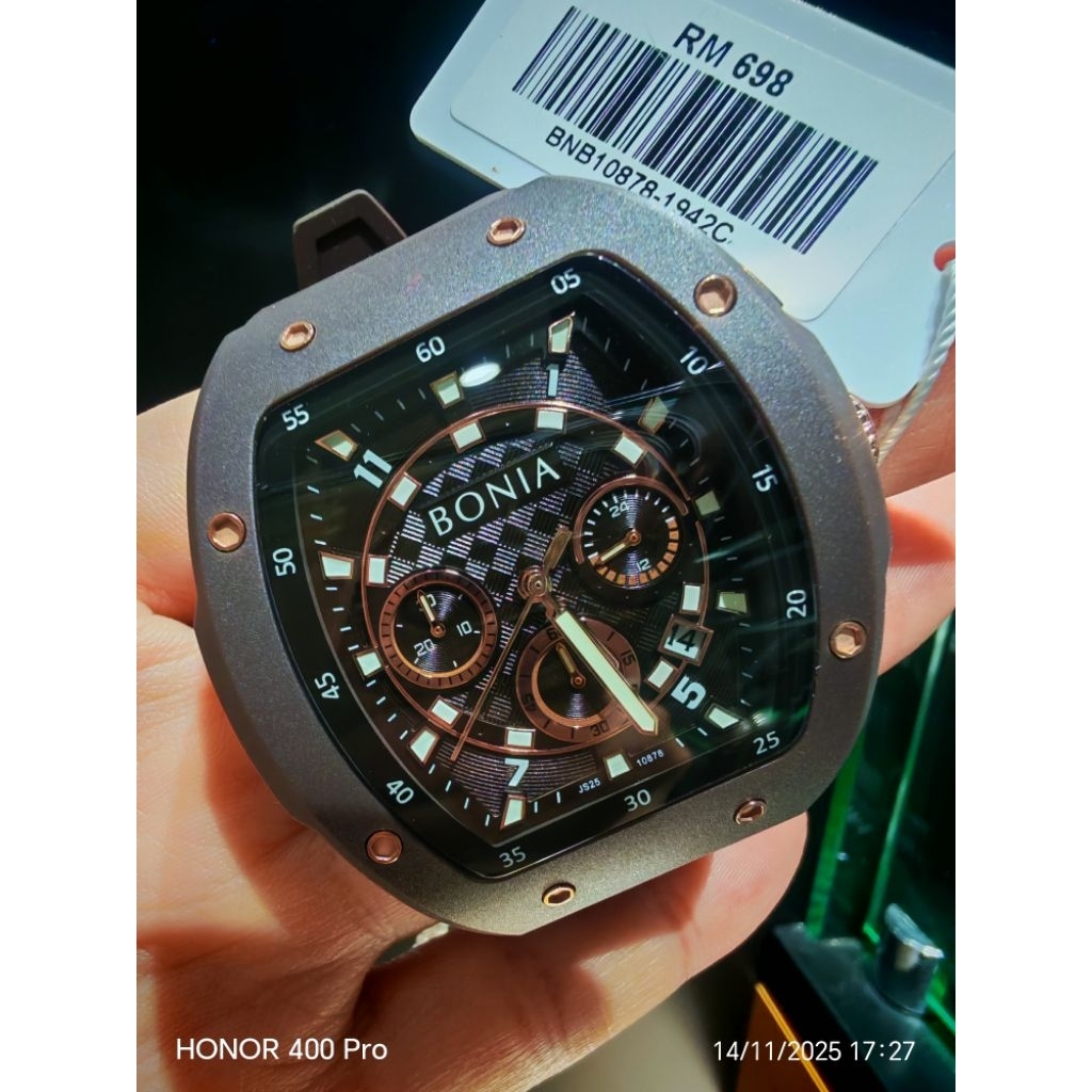 [NEW] BONIA Men Chronograph Watch 45 mm Case BNB10878-1942C | Shopee ...